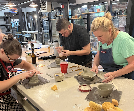 Pottery | Classes & Memberships | Brush It Off Art & Pottery Studio